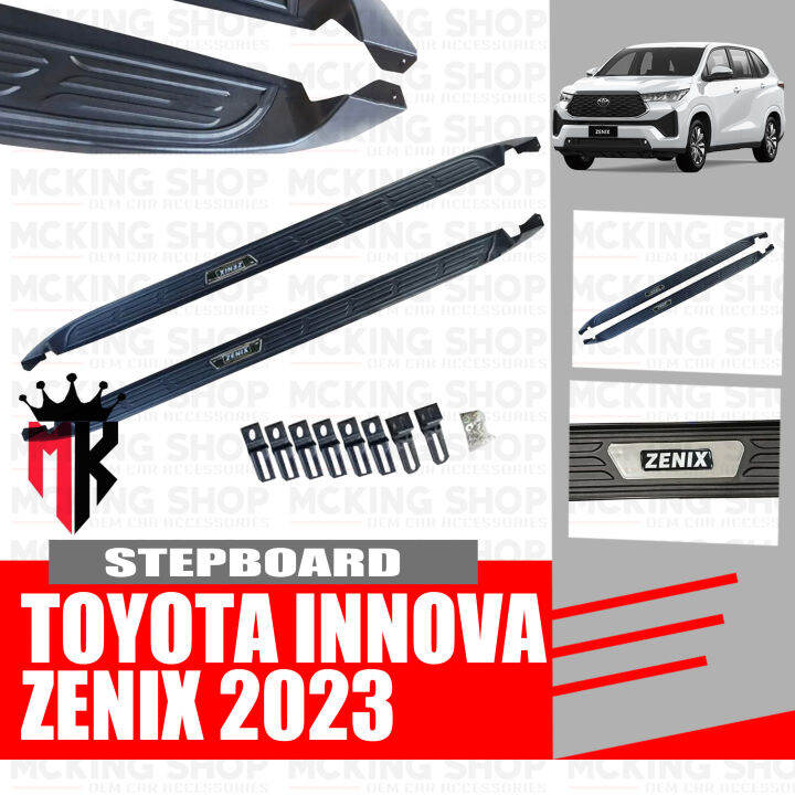 Toyota Innova Zenix 2023 Stepboard All Black | Lazada PH