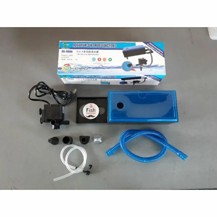 RS Electrical [ RS-088A 10W] 3 in 1 Aquarium Top Filter Powerhead | Lazada PH