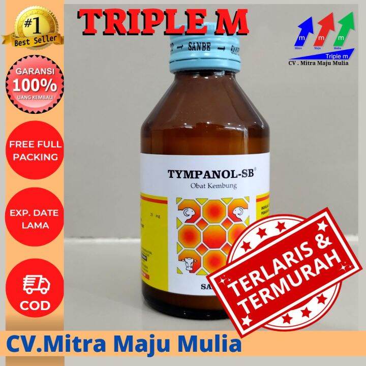 Tympanol SB 100 ml - Obat Kembung Ternak Sapi Kambing Sanbe MMM ...