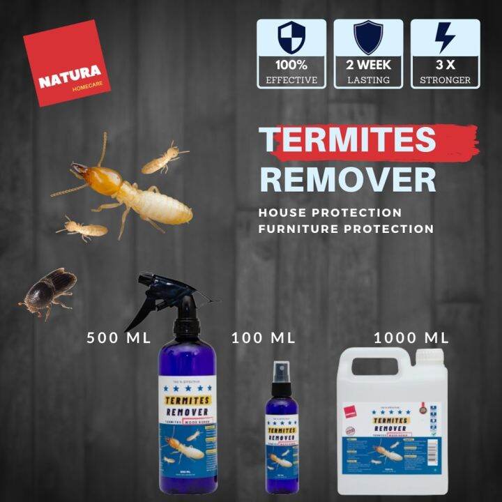 Natura Termites Remover 100 Effective on Termites Wood Borer 3 | Lazada PH