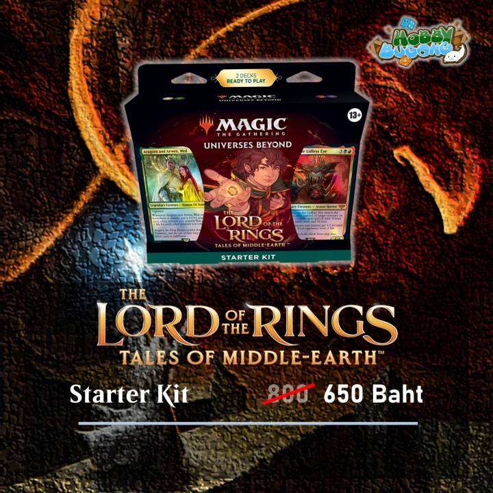 Magic The Gathering The Lord of The Rings: Tales of Middle-Earth Starter Kit - Learn to Play ...