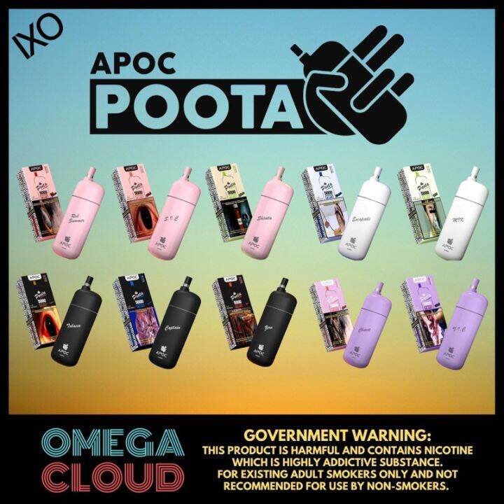 VAPE MOD KIT LEGIT APOC Poota 5000 Puffs Disposable | Lazada PH
