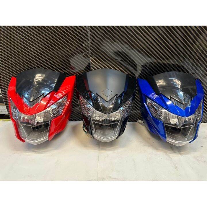 OEM HeadLight Assembly Assy Raider 150 fi Raider150 FI R150 fi BLACK ...