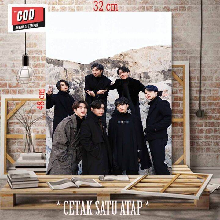 POSTER DIDING UKURAN BESAR 48 X 32 CM TEMA K-POP / BTS / POSTER BELAJAR ...
