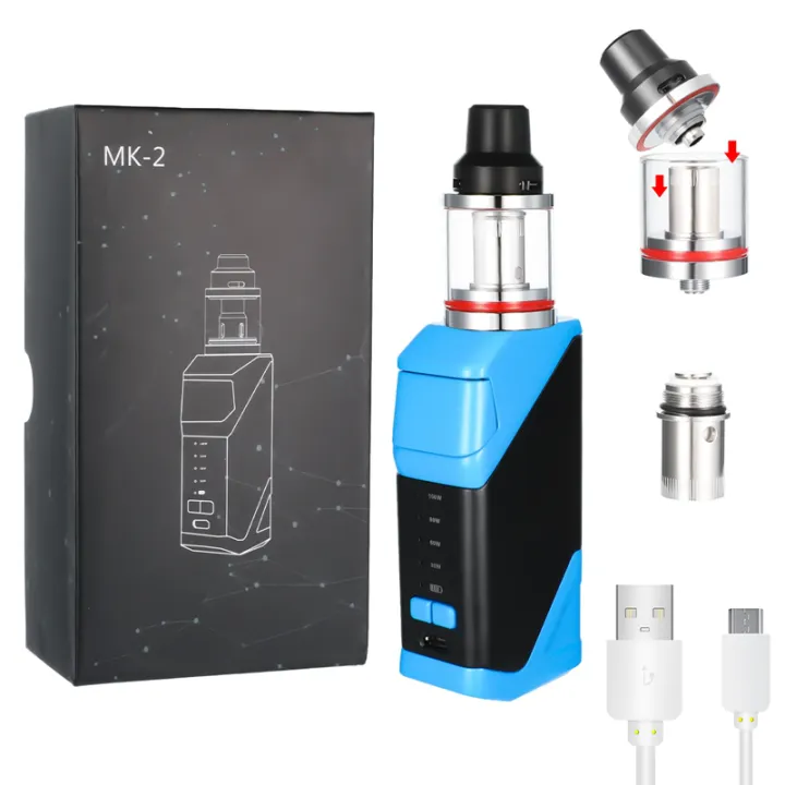 100W Electronic Kit With Box Mods 2200Mah With 0.35Ohm Coil 2Ml | Lazada PH