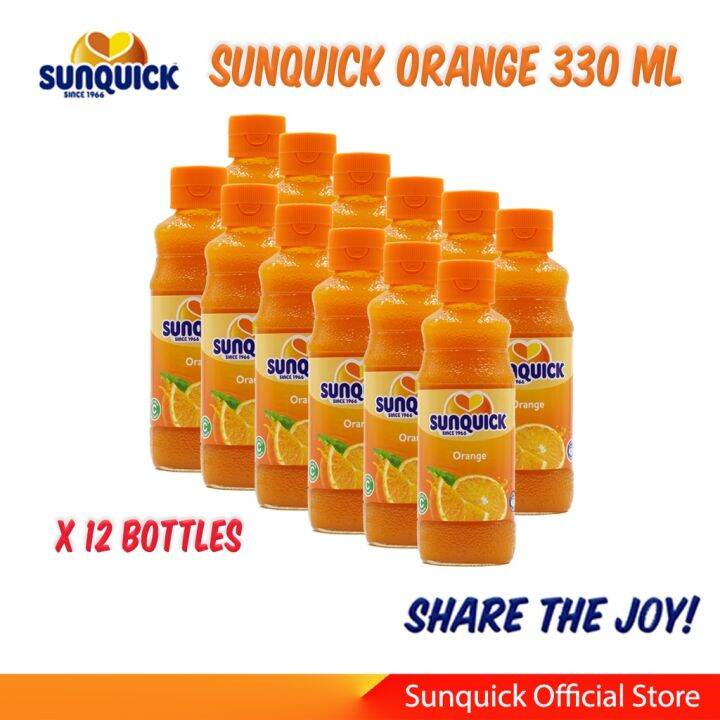 Sunquick Orange Juice Concentrate 330ml (Box of 12 bottles) | Lazada PH