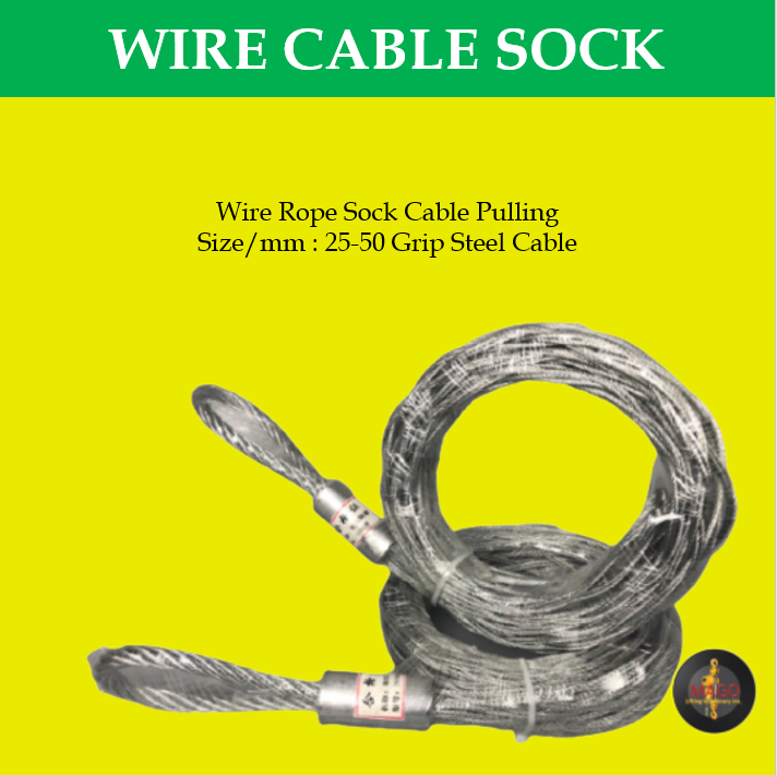 MAGO Electric Wire Stick Wire Rope Sock, Towing Socks Chinese Fingers ...