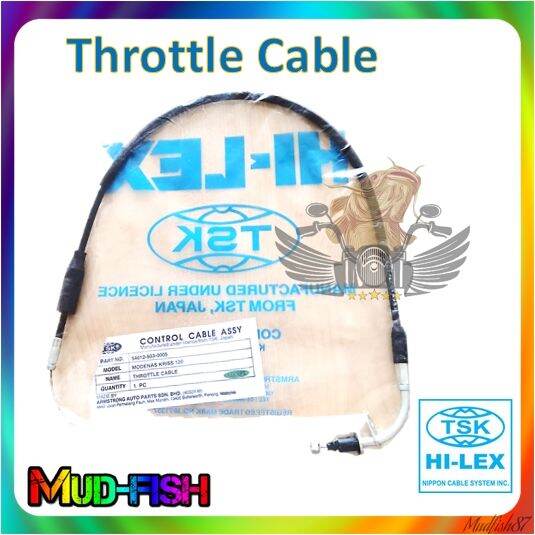MODENAS KRISS 120 K120 THROTTLE CABLE ORIGINAL TSK | Lazada