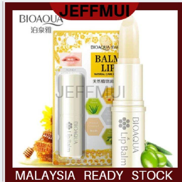 JEFFMUI BIOAQUA Honey Mosturizes Lip Balm Anti Drying Lips Natural Care ...
