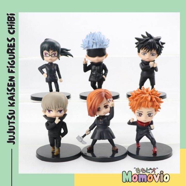 Jujutsu Kaisen Action FIgure Chibi 10cm Gojo Satoru Megumi Nobara Toge ...