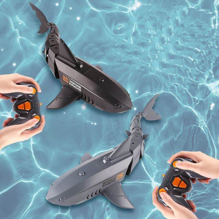 Children Universal Shark Toy Remote Control Charging Megalodon Electric ...