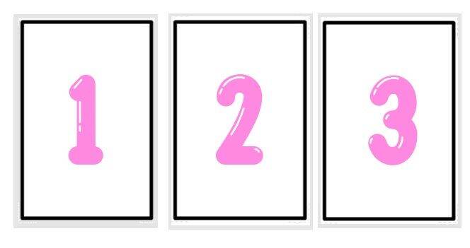 Laminated Number Cards 1-50 and 51-100 | Lazada PH