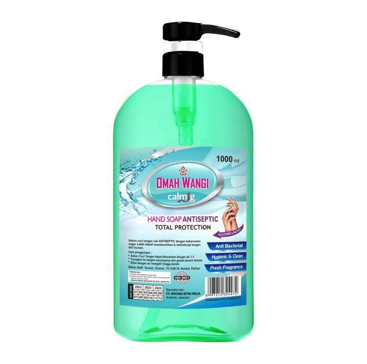 Hand Soap Omah Wangi 1 Liter Botol Pump Produk ORI dan Berizin Edar ...