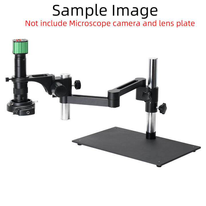 HAYEAR Articulating Arm Clamp Microscope Bracket 76mm 50mm Focusing ...