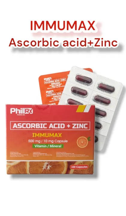 Sodium Ascorbate + Zinc (IMMUMAX) by 100's CAPSULE | Lazada PH