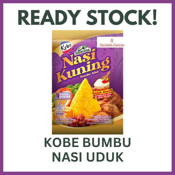 KOBE BUMBU ADUK NASI KUNING INSTANT 15 gram Masakan Tradisional ...