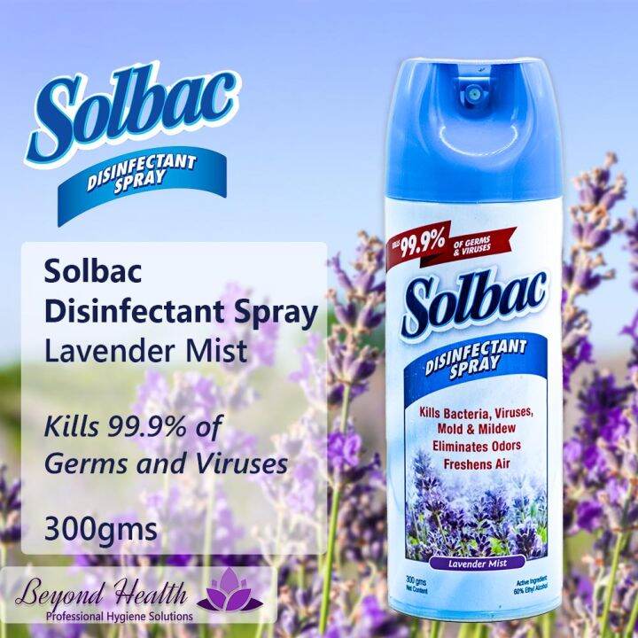 Solbac Disinfectant Spray Lavender Mist 300g | Lazada PH