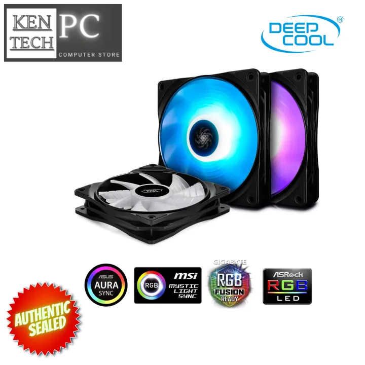 Deepcool RF120M 3in1 RGB 12v Fans with Fan Hub & Sync Cable | Lazada PH
