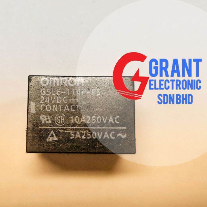 Relay 24VDC 5pin OMRON G5LE-114P-PS SPDT 10A | Lazada