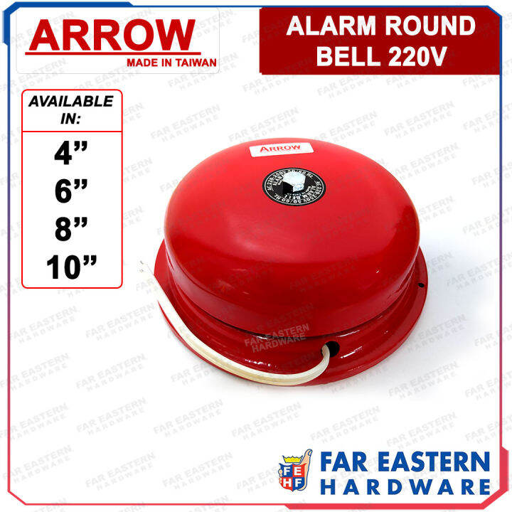 Fire Alarm Round Bell | Switch Box 220V ARROW | ROTO | Lazada PH