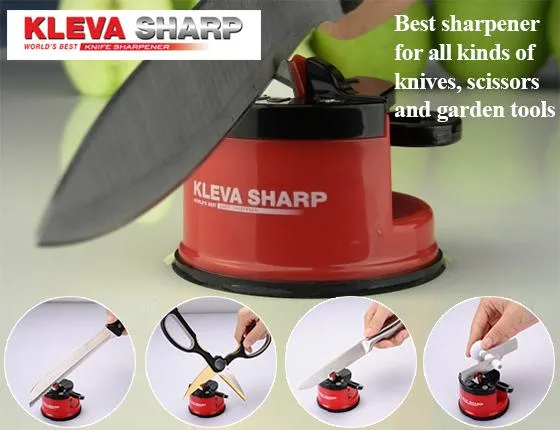 Kleva Sharp ที่ลับมีด ของมีคม - สีแดง สินค้าของแท้ พร้อมจัดส่ง | Lazada ...