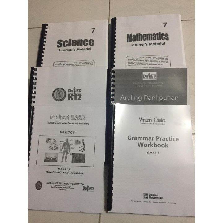 Workbook for Grade 7 Educational | Lazada PH
