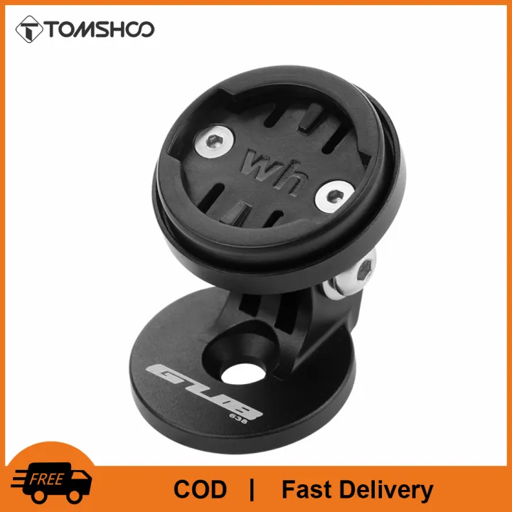 TOMSHOO Adjustable Bike Stem Top Cap Mount Holder with 4 Adapters for Garmin for Bryton for ...