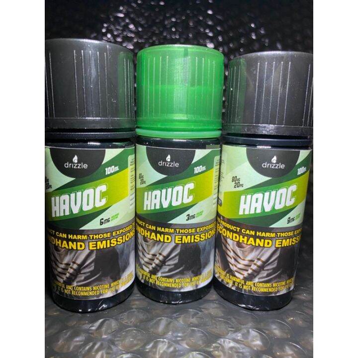 （Philippines Local inventory） 25May Havoc Drizzle 100ml 3/6/9mg | Lazada PH