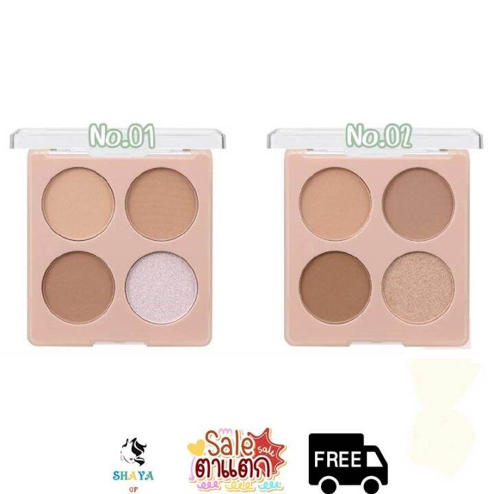 ODBO CONTOUR&GLOW PALETTE OD1303 8g โอดีบีโอคอนทรัวส์แอนด์โกล์วพาเลท ...