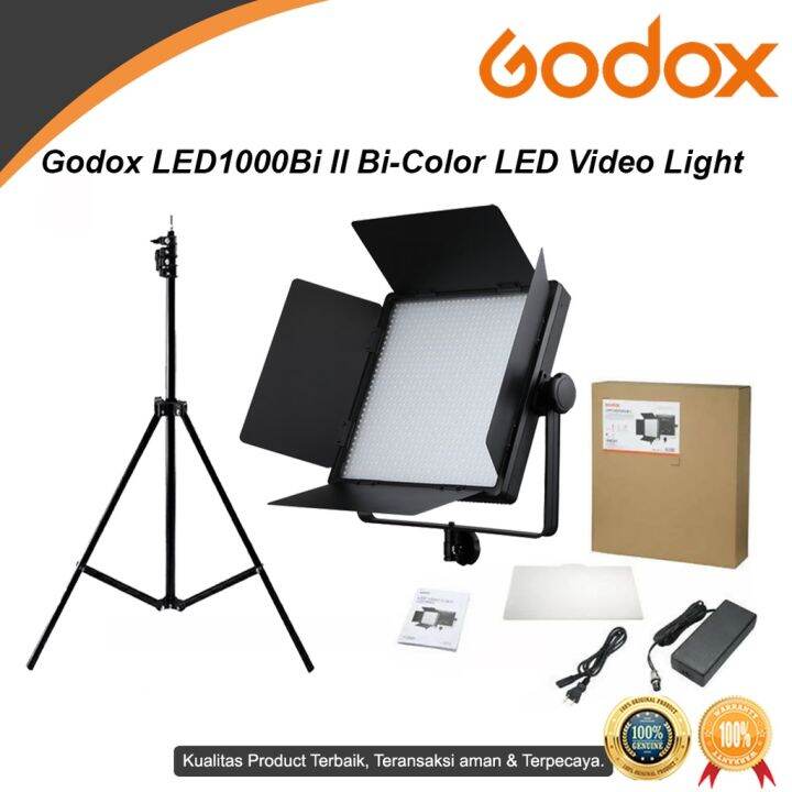 Godox LED 1000Bi II Bi-Color - LED1000 Bi-II - 1000 Bi-II Lampu Studio | Lazada Indonesia