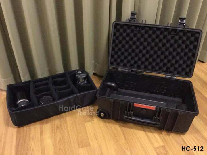กระเป๋ากล้อง Hardcase HARZ รุ่น HC-512 with Divider กันกระแทกกันความเสียหายต่อกล้องสำหรับผู้ที่ ...