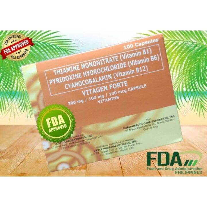 VITAGEN FORTE (Vitamin B-Complex) 100 Capsules | Lazada PH