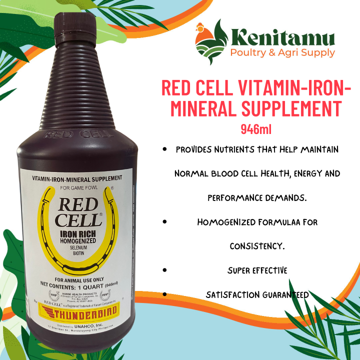 RED CELL VITAMIN-IRON-MINERAL SUPPLEMENT 1000ml | Lazada PH