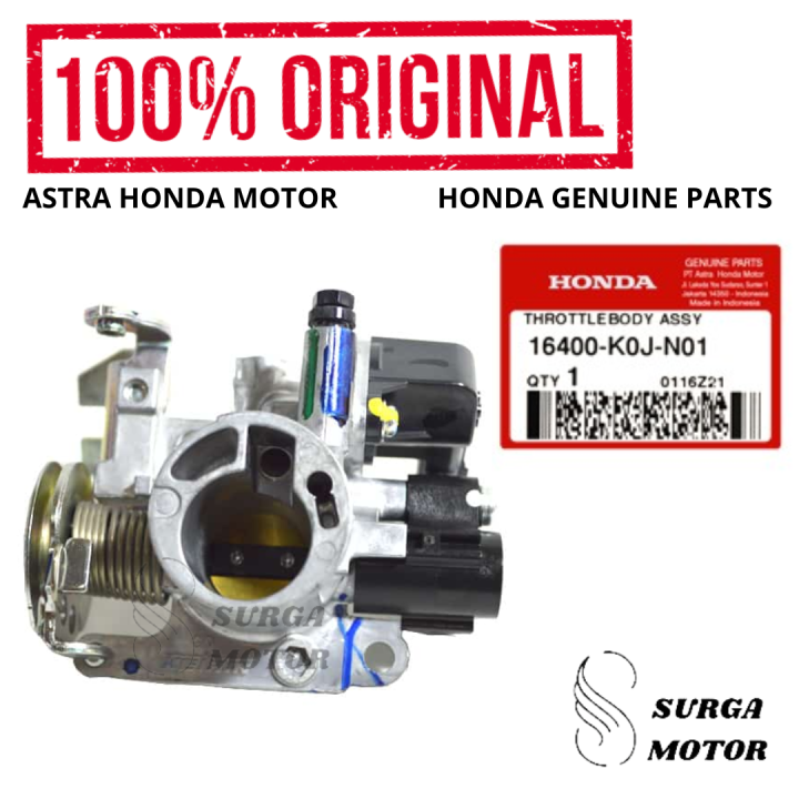 Sensor TPS Throttle Body Assy Genio BeAT Street K1A Genio Scoopy K2F Original Honda 16400-K0J ...