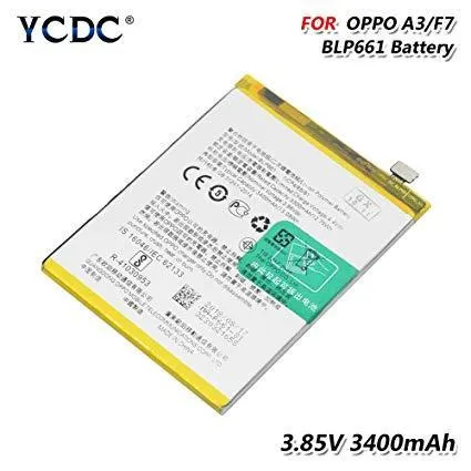 Replacement Oppo F7 Battery BLP661 /BLP661 ）(3400MHA） | Lazada PH