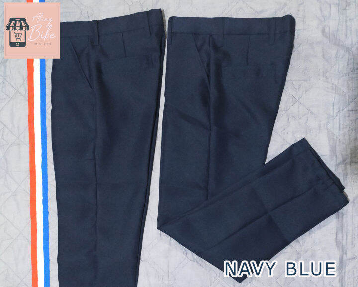Navy Blue Pants for Security Guard / BLUE SLACKS FOR MEN AND WOMEN ...