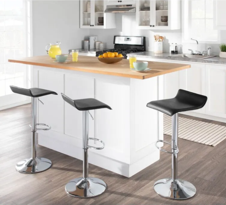 Bar Stool Chair Lifestyle Person Air Lift Adjustable High Chair Bar ...