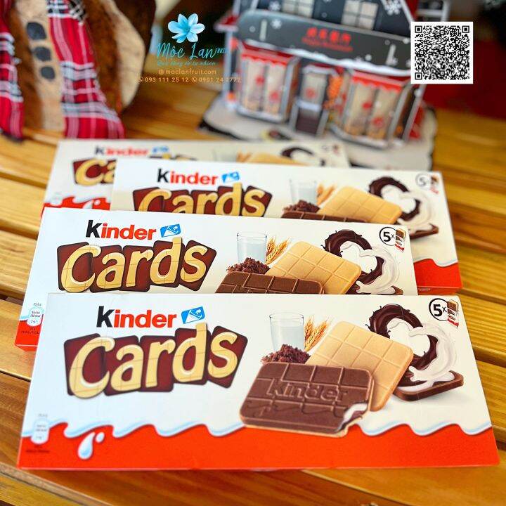 Kẹo Chocolate Kinder Cards Đức 128gr | Lazada.vn