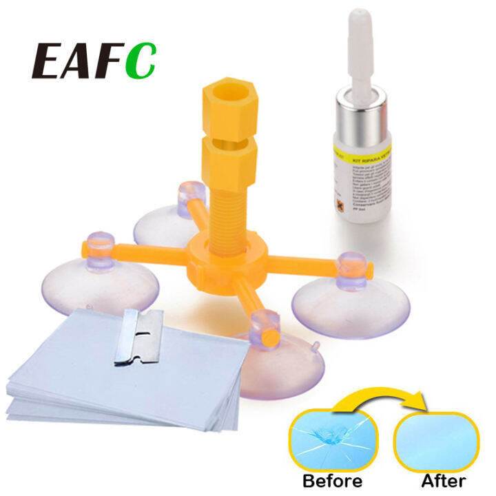 Car Glass Repair Kit Quick Fix Car Cracked Glass Windscreen Repair Tool ...