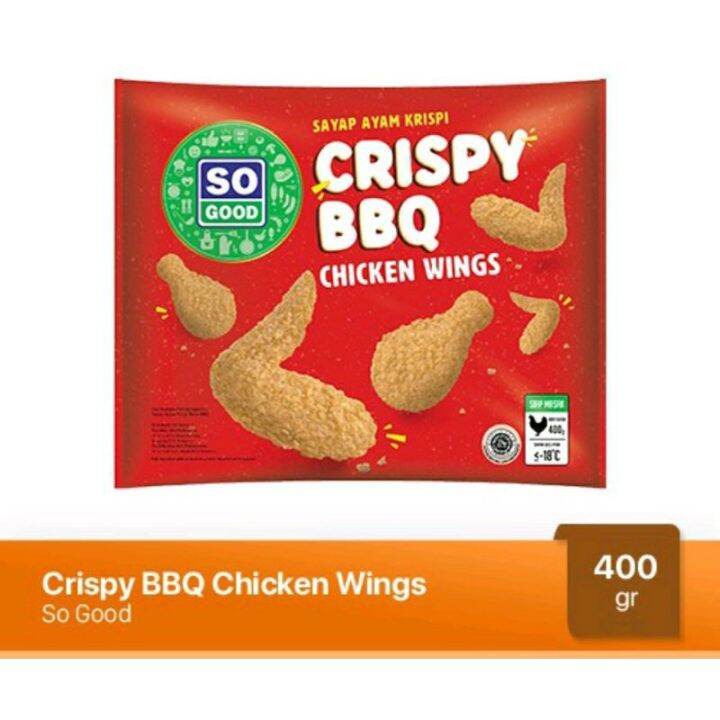 SO GOOD CRISPY BBQ CHICKEN WINGS 400gr | Lazada Indonesia