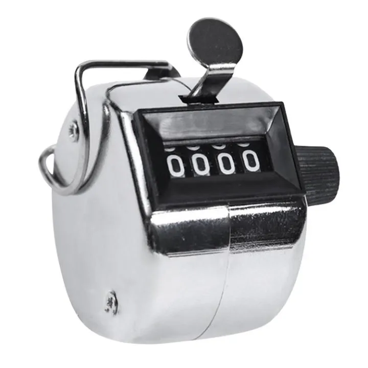 Metal Shell Pitch Counter Hand Counters Clickers Number Counter Clicker ...