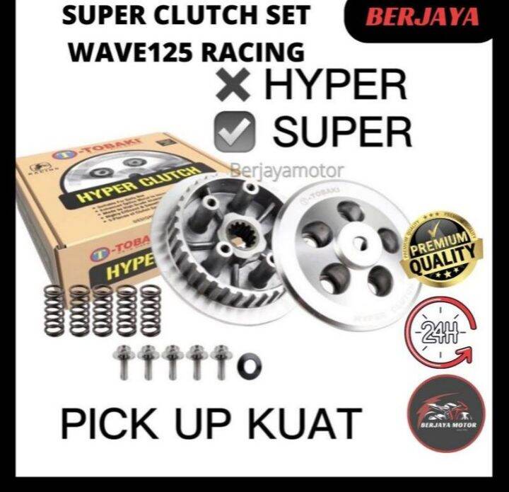 hyper clutch set Honda ex5 dream /wave100 /Wave125 Tobaki | Lazada