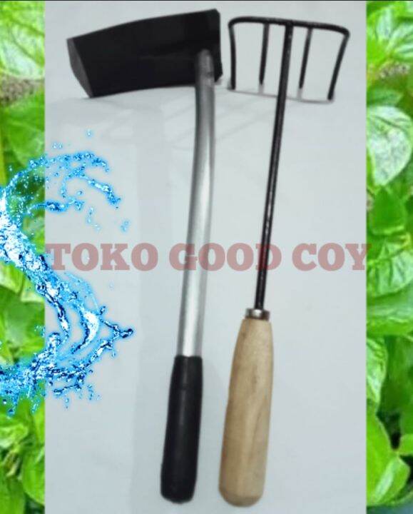 Pacul Taman gagang besi + Garukan rumput Paket 2in1 | Lazada Indonesia