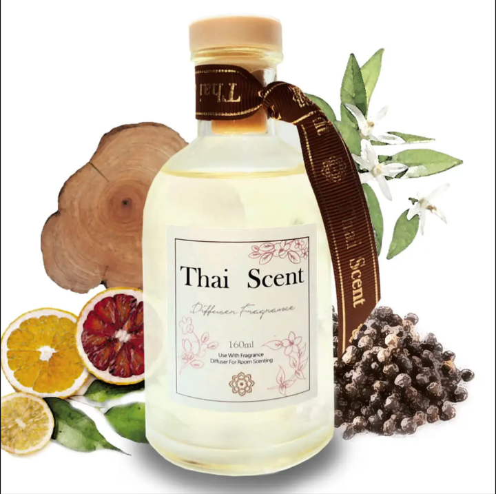 Thai Scent 🏡 Home Diffuser กลิ่น 🍃 Sicily forest 🌲160ml. ก้านไม้หอม ...