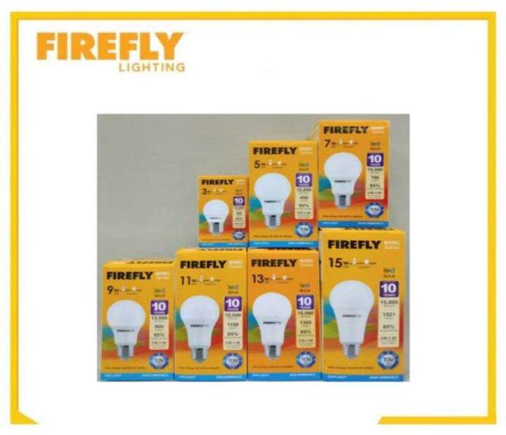 Firefly LED Light Bulb DAYLIGHT / WARM WHITE (3W, 5W, 7W, 9W, 11W, 13W ...