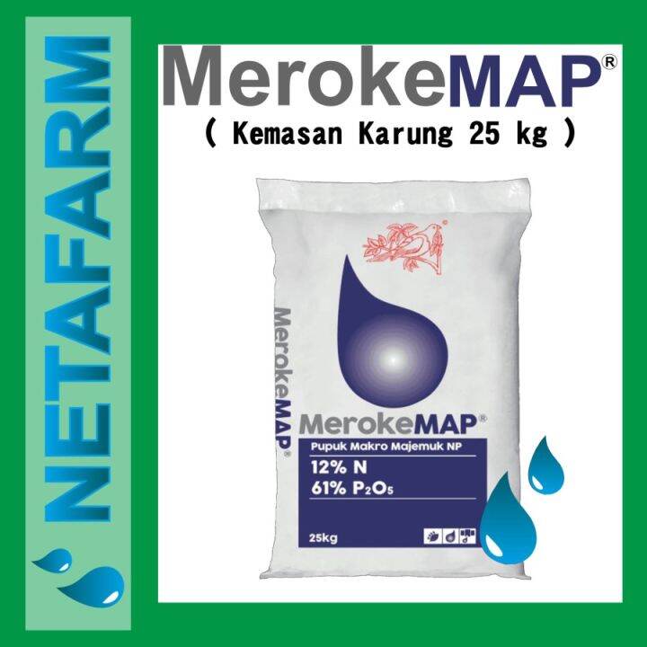 Pupuk Meroke MAP kemasan pabrik karung 25 kg | Lazada Indonesia