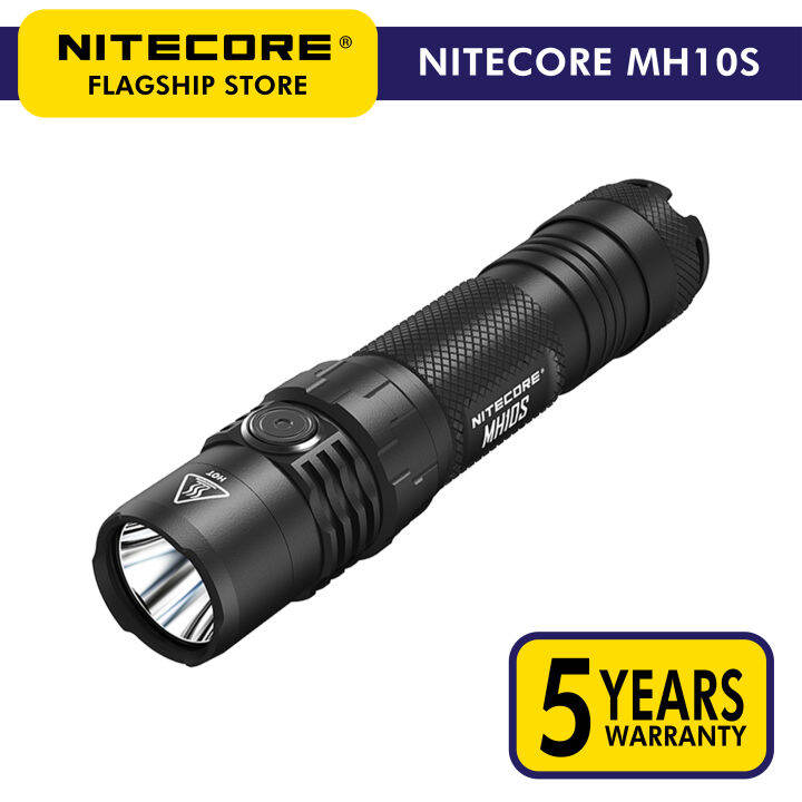 Nitecore MH10S 1800 Lumens Superior Performance 21700 Dual Fuel EDC ...