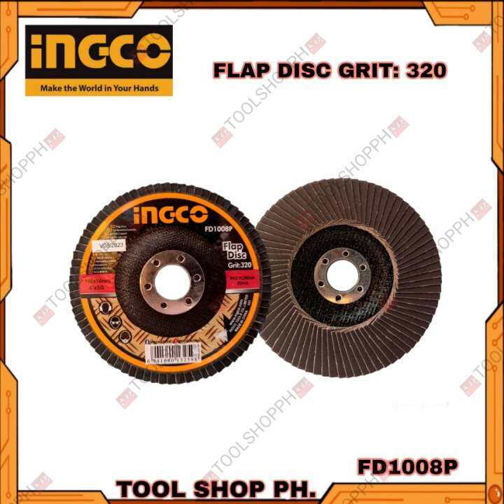 INGCO Flap Disc GRIT 320 FD1008P | Lazada PH