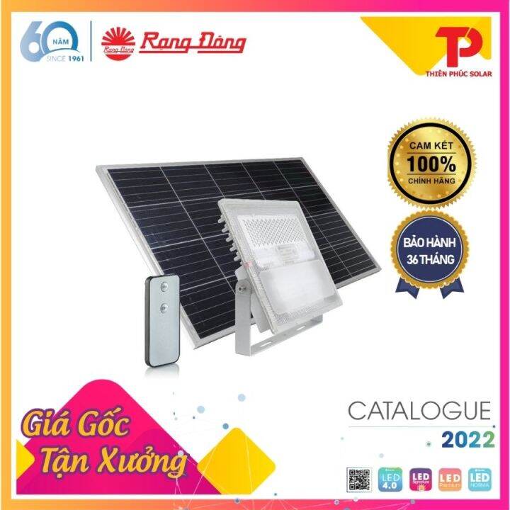[Mẫu mới 2022] Đèn Rạng Đông chiếu pha năng lượng mặt trời 70W Model: CP01.SL 70W 6500K | Lazada.vn