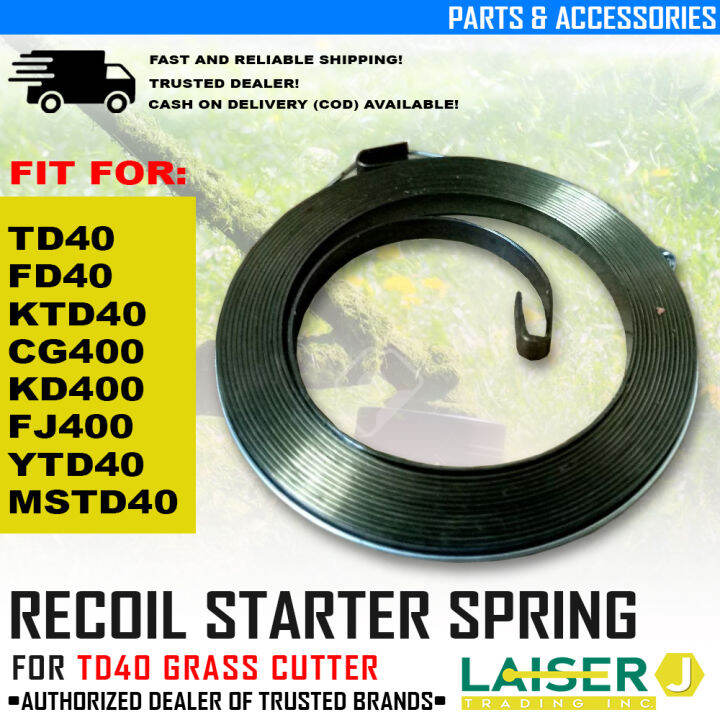 TD40 Rewind Starter Spring for Starter Motor Recoil Spring for TD40 2 ...